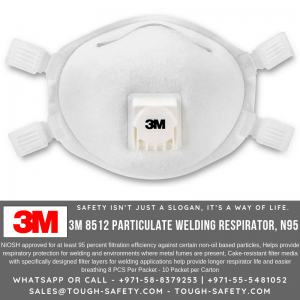3M 8512 Welding Dust Mask N95 3M Distributor/Supplier/Trader in Dubai