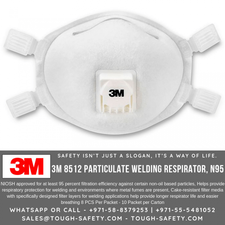 3M 8512 Welding Dust Mask N95 3M Distributor/Supplier/Trader in Dubai